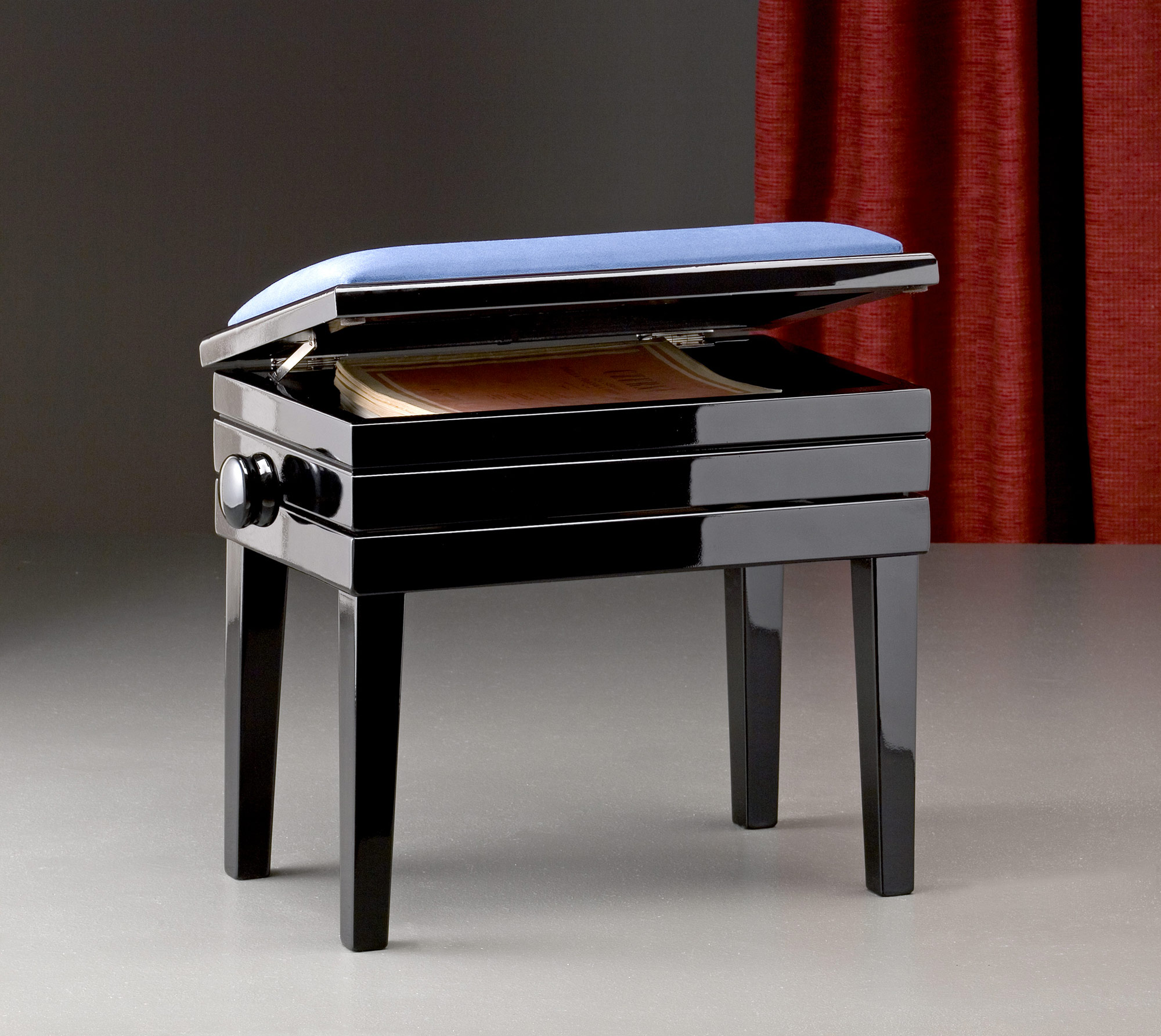 Italian Adjustable stool with storage | New and Used Pianos For Sale ...